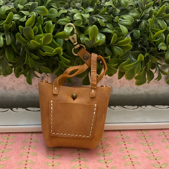 Portland Leather | Bags | Portland Leather Teeny Tiny Tote Keychain ...